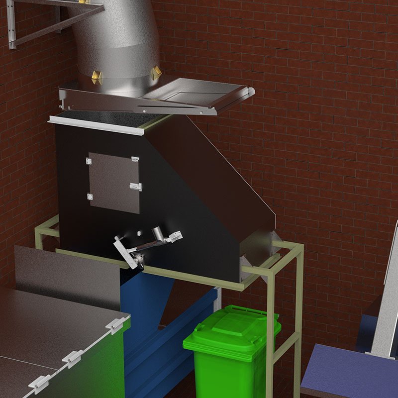 Buy Trash Bin Compactor system Product on QDCE